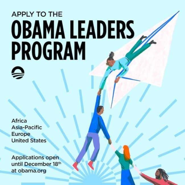 Obama Foundation Leaders Africa Program 2025-2026 for young African ...